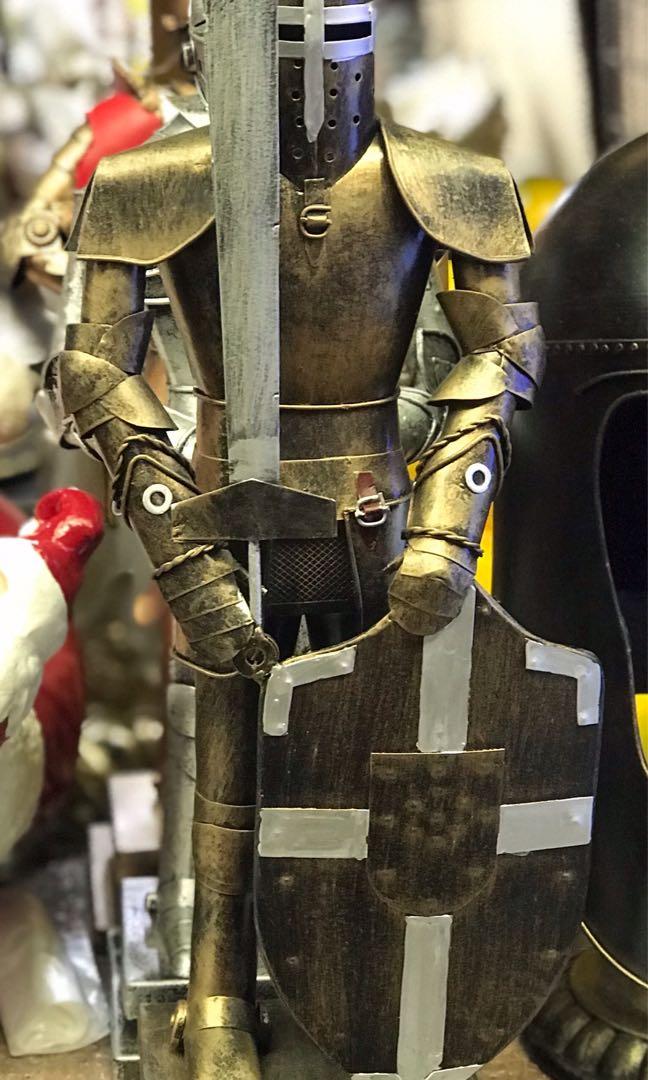 Medieval armor display, Furniture & Home Living, Furniture, Shelves ...