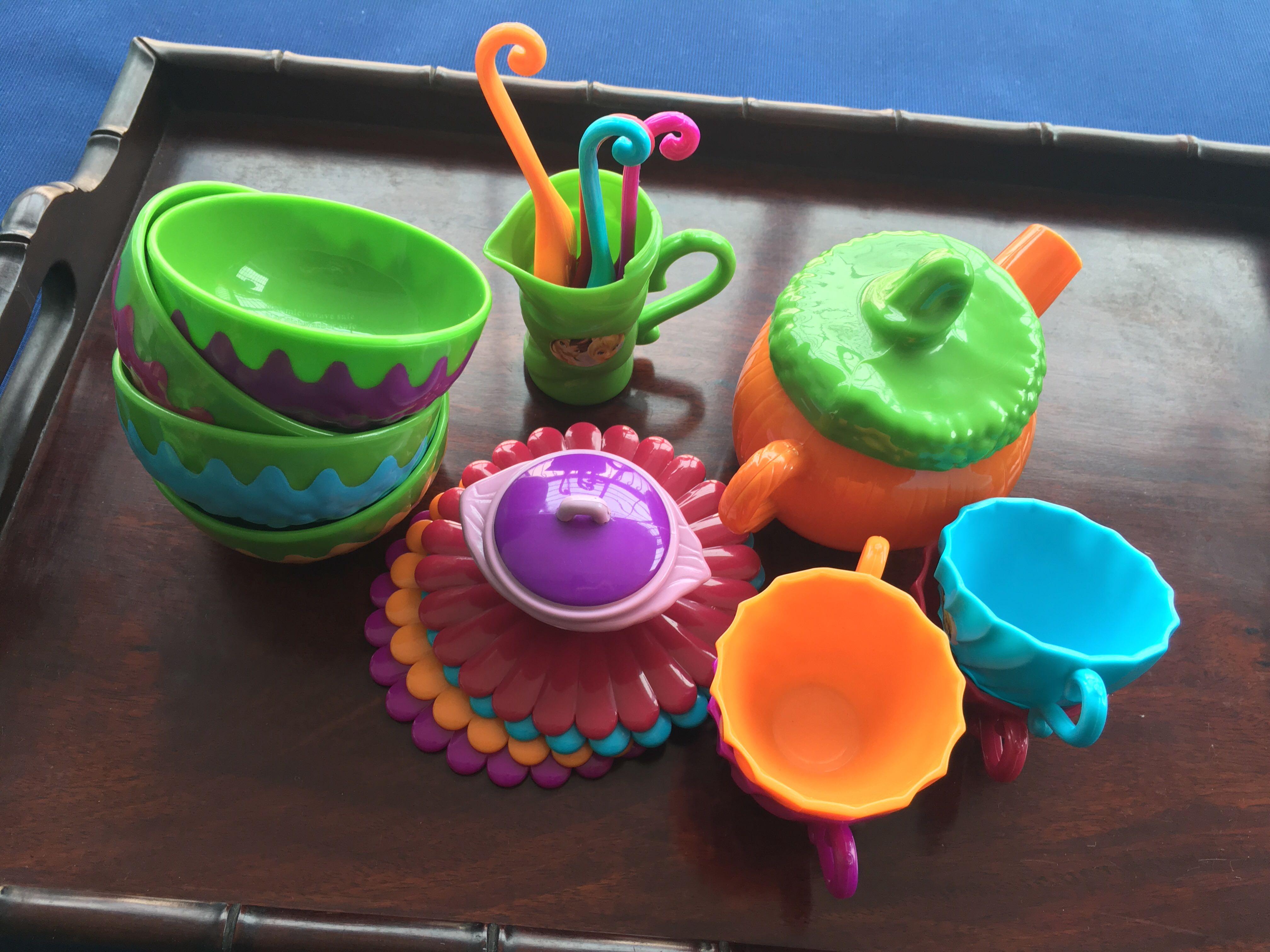 Original Disney Store Tinkerbell Teapot Tea Set, Hobbies & Toys, Toys ...