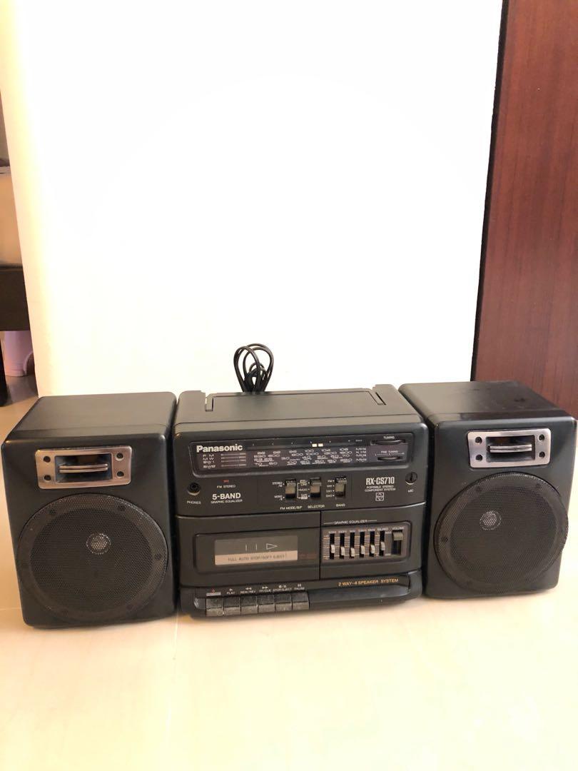 Panasonic Cassette Radio Player, Audio, Portable Music Players on Carousell