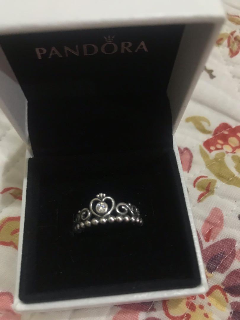 Pandora Princess Ring, Women's Fashion, Accessories on Carousell