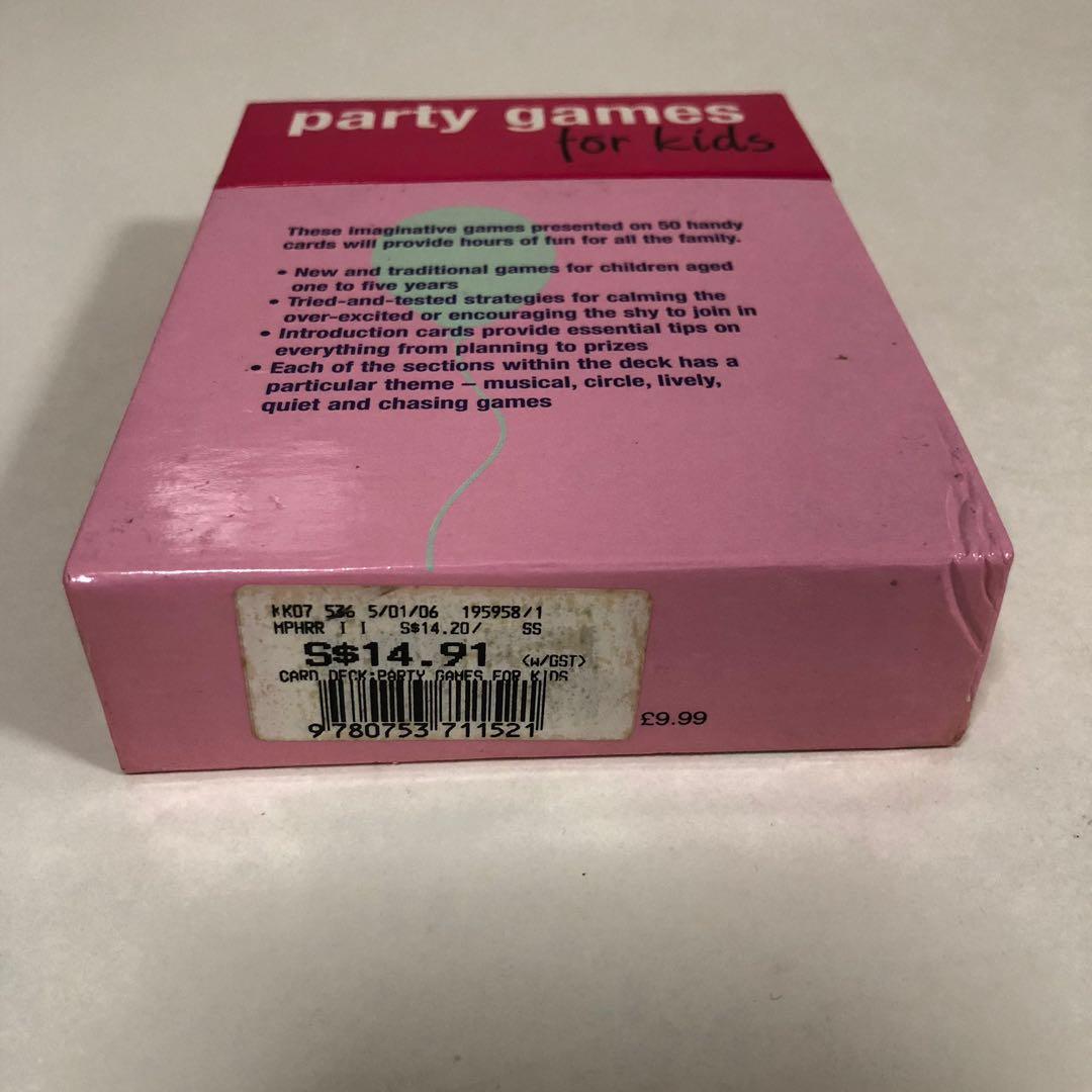 Party Games for Kids ( 50 Games ), Hobbies & Toys, Toys & Games on ...