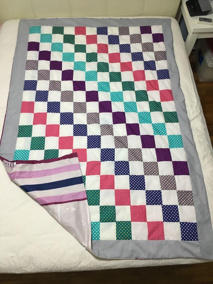 Patchwork Blanket, Hobbies & Toys, Stationery & Craft, Handmade Craft ...