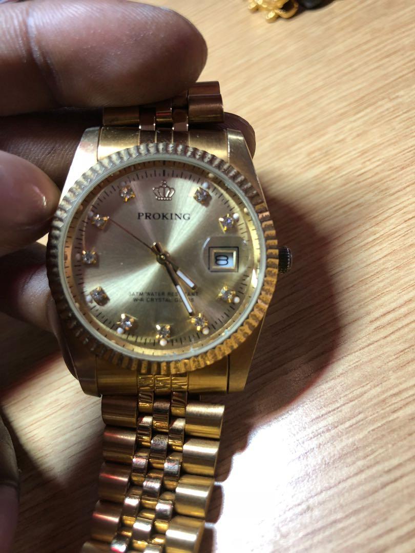 Proking watch. From UAE. United Arab Emirates. Limited edition Gold ...