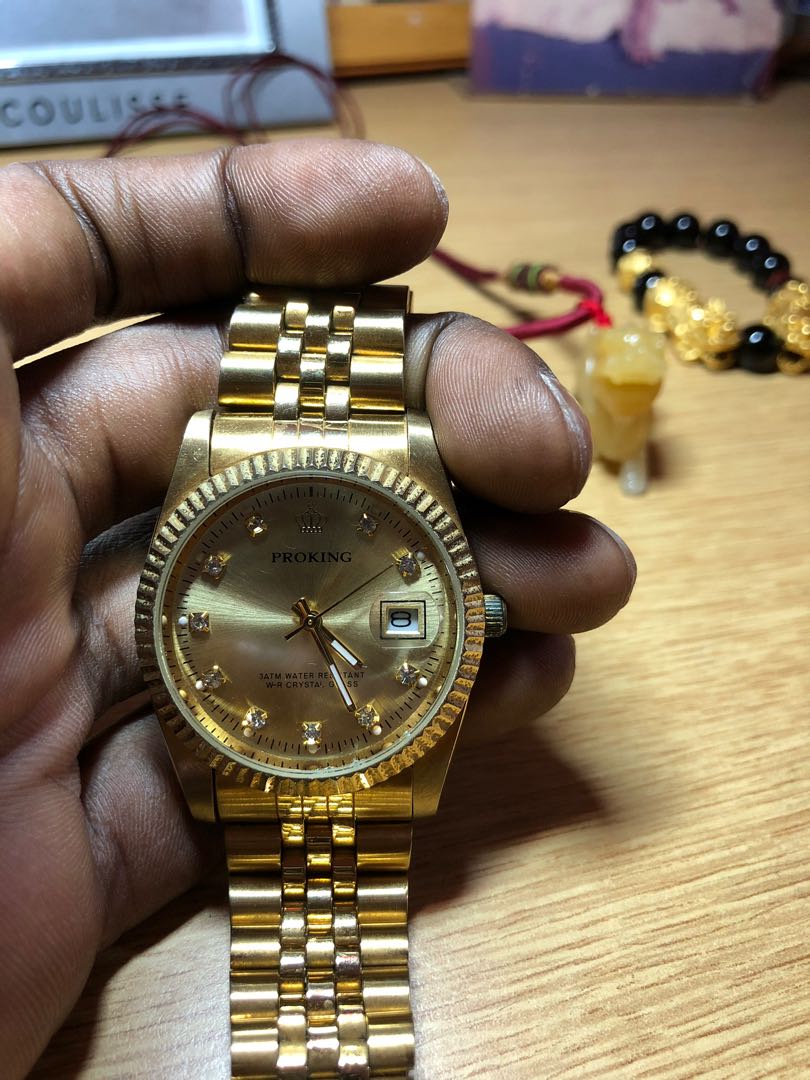 Proking watch. From UAE. United Arab Emirates. Limited edition Gold ...
