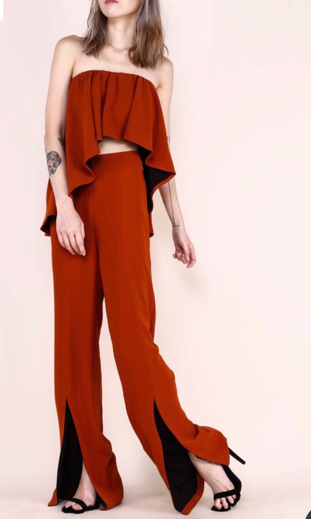 Rust Pants, Women's Fashion, Bottoms, Other Bottoms on Carousell