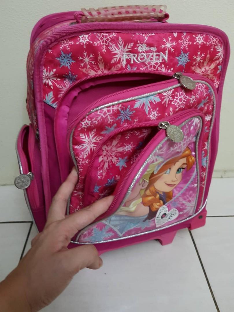 SINULOG SALE!!! SELLING PRELOVED FROZEN/ELSA & ANNA PINK TROLLEY SCHOOL ...