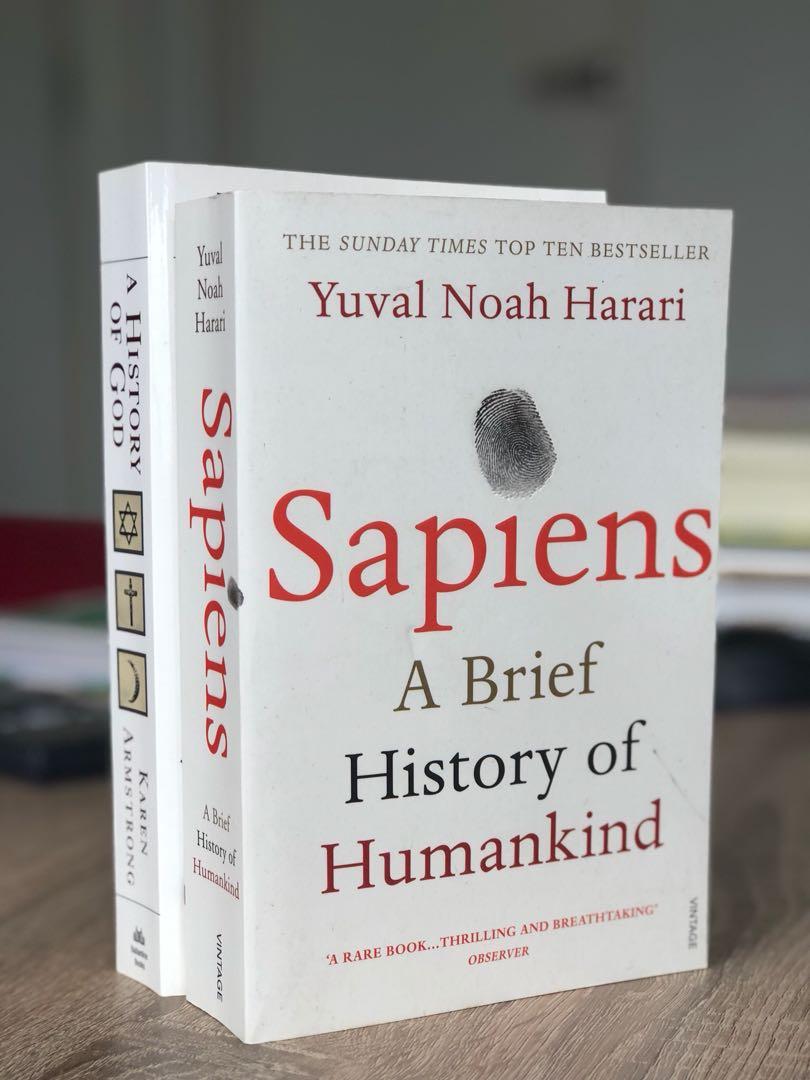 Two books combo - A history of God + Sapiens A brief History of ...