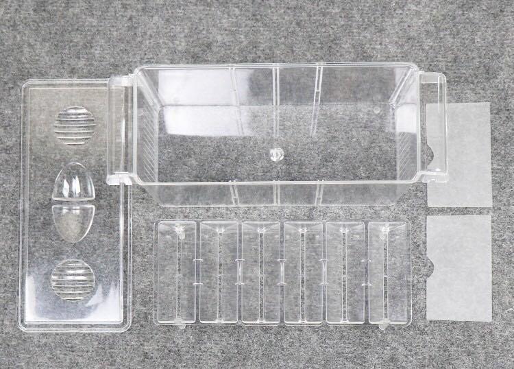 (3in1 bundle) Breeder box internal or external breed box guppy mollie ...