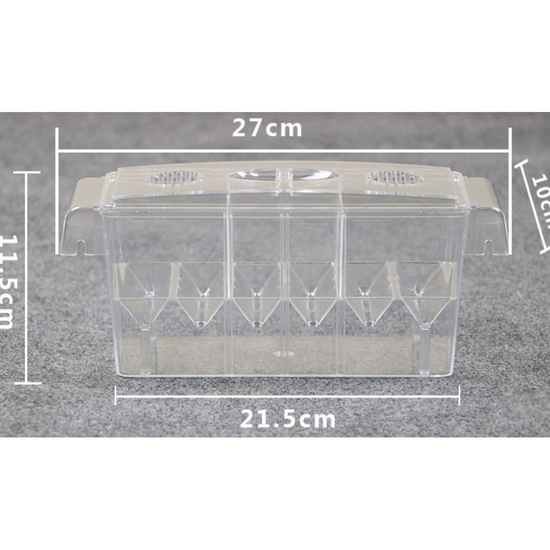 (3in1 bundle) Breeder box internal or external breed box guppy mollie ...