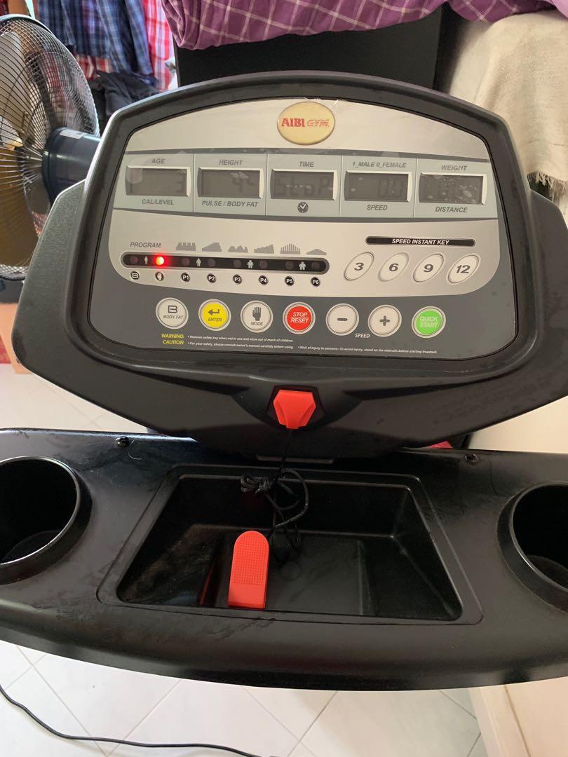 AIBI T120 Treadmill, Sports Equipment, Exercise & Fitness, Cardio ...