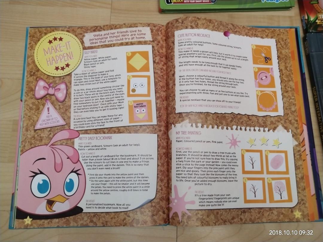 Angry Birds Super Interactive books, Hobbies & Toys, Books & Magazines ...