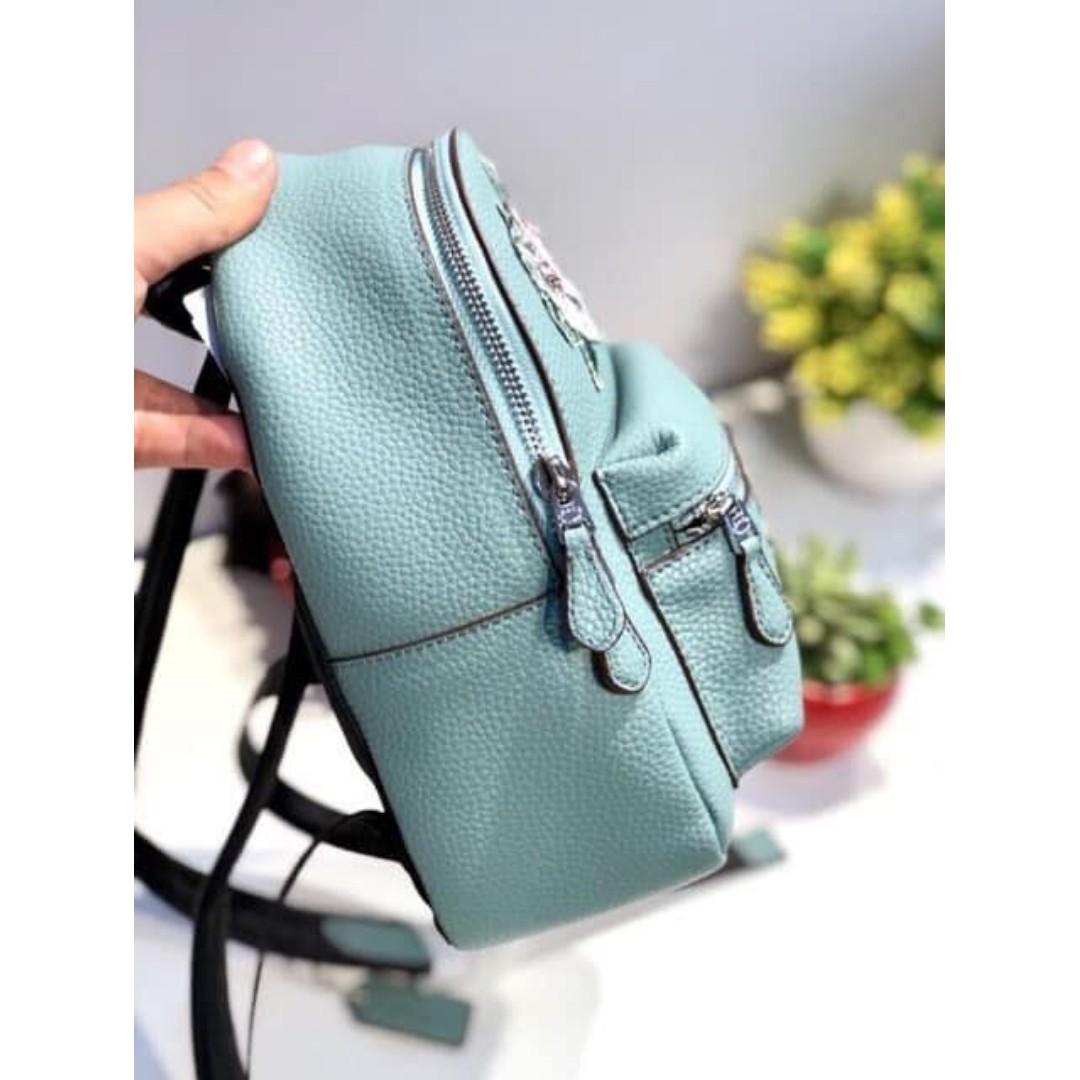 Authentic Coach Mini Charlie Backpack with Hawaiian Floral Embroidery ...