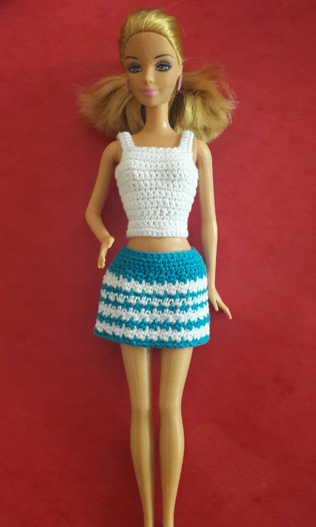 Barbie Crochet, Hobbies & Toys, Stationary & Craft, Handmade Craft on ...