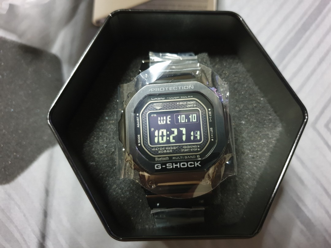 Casio GShock 35th Anniversary GMW-B5000 GD Full Metal Black, Mobile ...