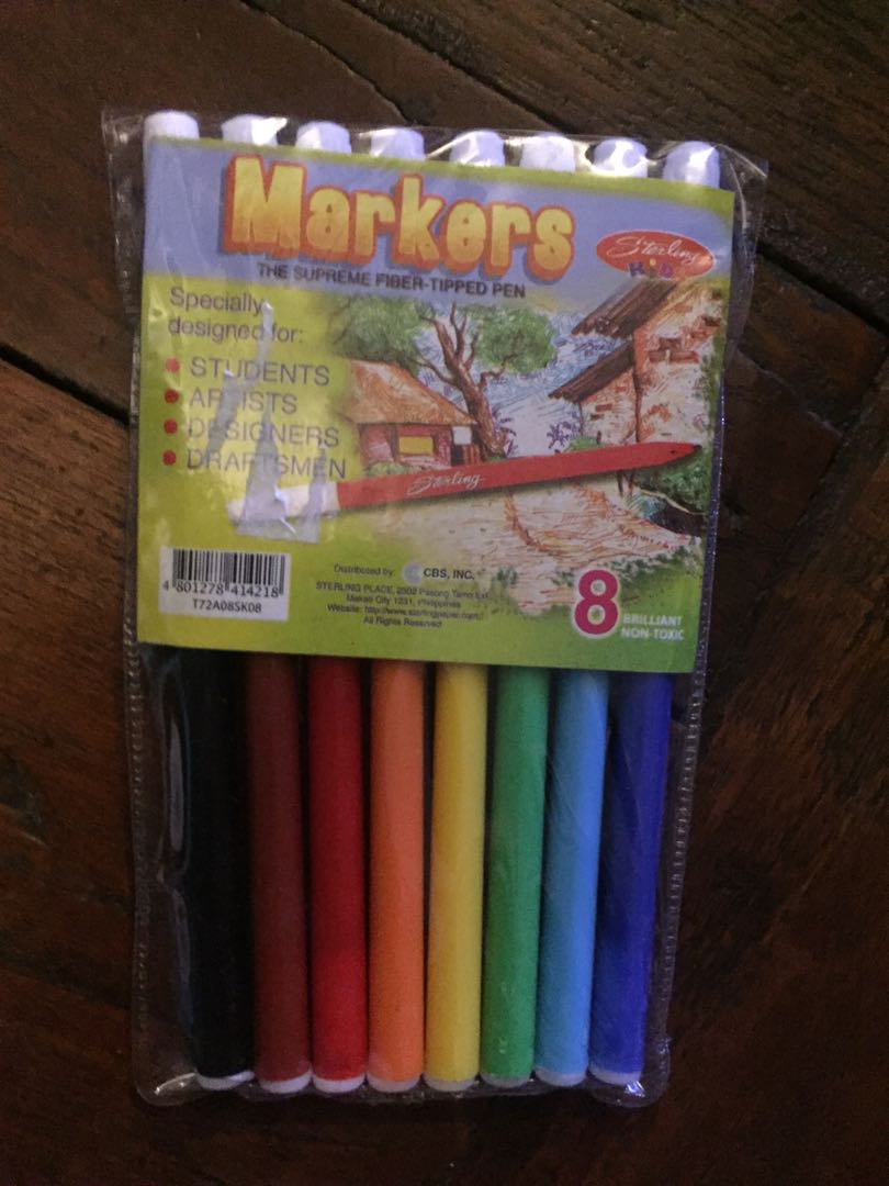 Fiber -Tipped Pen Markers(7 pens), Hobbies & Toys, Memorabilia ...