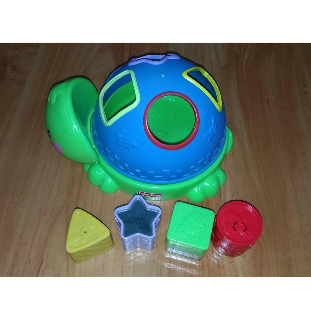 Fisher-Price Friendly Firsts Turtle Shape Sorter, Babies & Kids, Infant ...