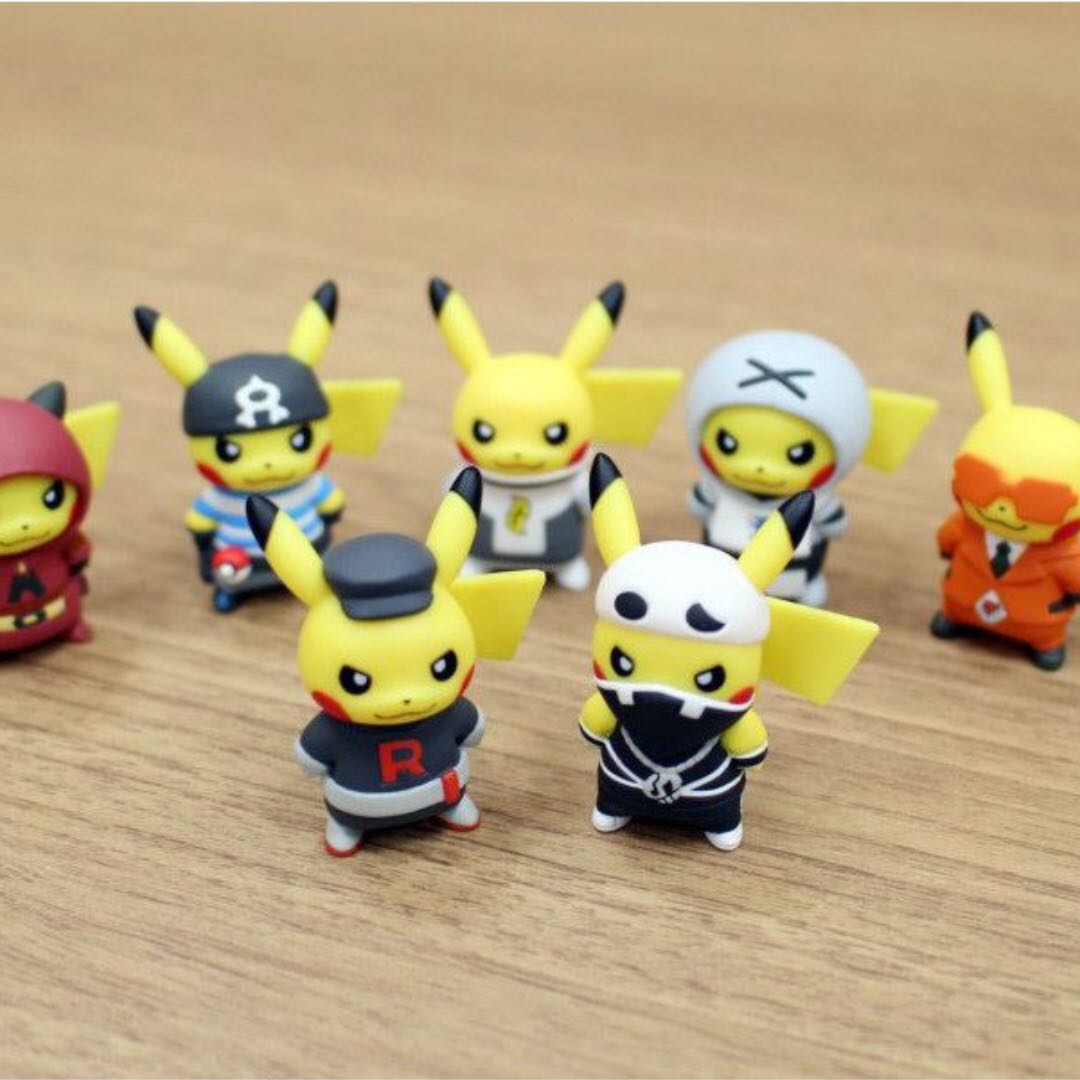 For Trade: Pokemon Gachapon Pikachu Villains, Hobbies & Toys, Toys ...