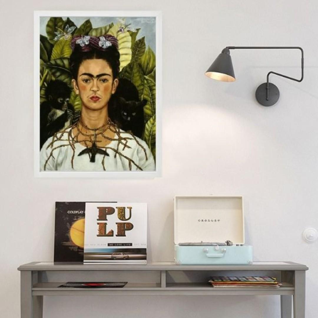 Framed Painting of Self-Portrait, By Frida Kahlo, Hobbies & Toys ...