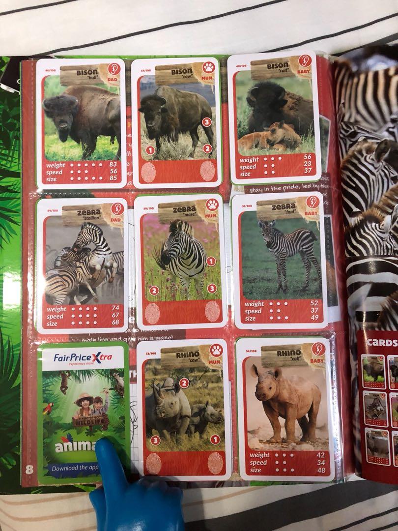 FREE: Fairprice Xtra Experience Wildlife Animals Cards, Hobbies & Toys ...