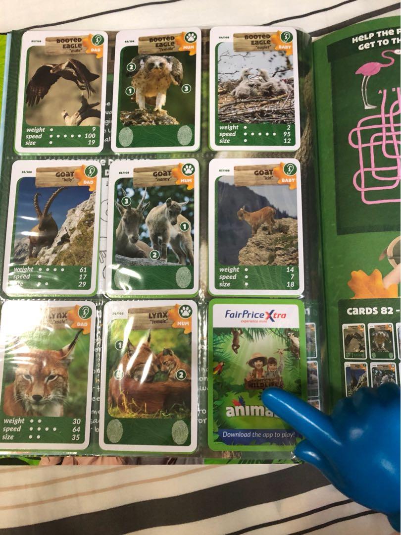FREE: Fairprice Xtra Experience Wildlife Animals Cards, Hobbies & Toys ...