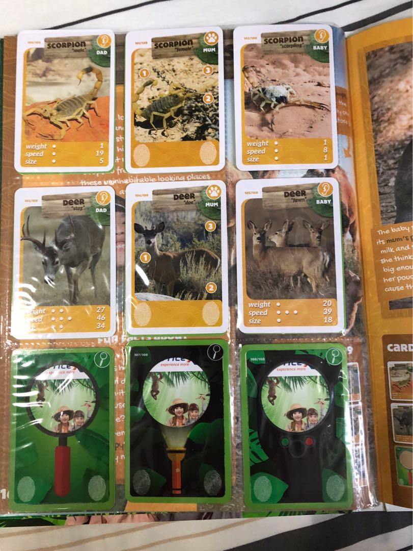 FREE: Fairprice Xtra Experience Wildlife Animals Cards, Hobbies & Toys ...