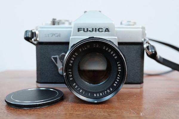 Fujica ST701 film SLR analog, Photography, Cameras on Carousell