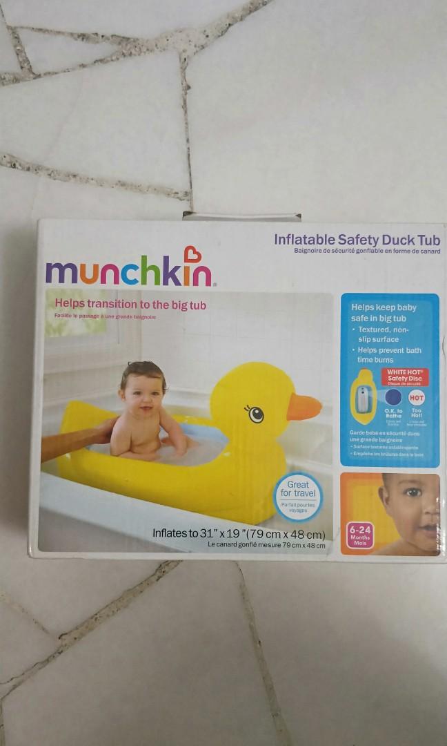 Inflatable safety duck tub, Babies & Kids, Infant Playtime on Carousell