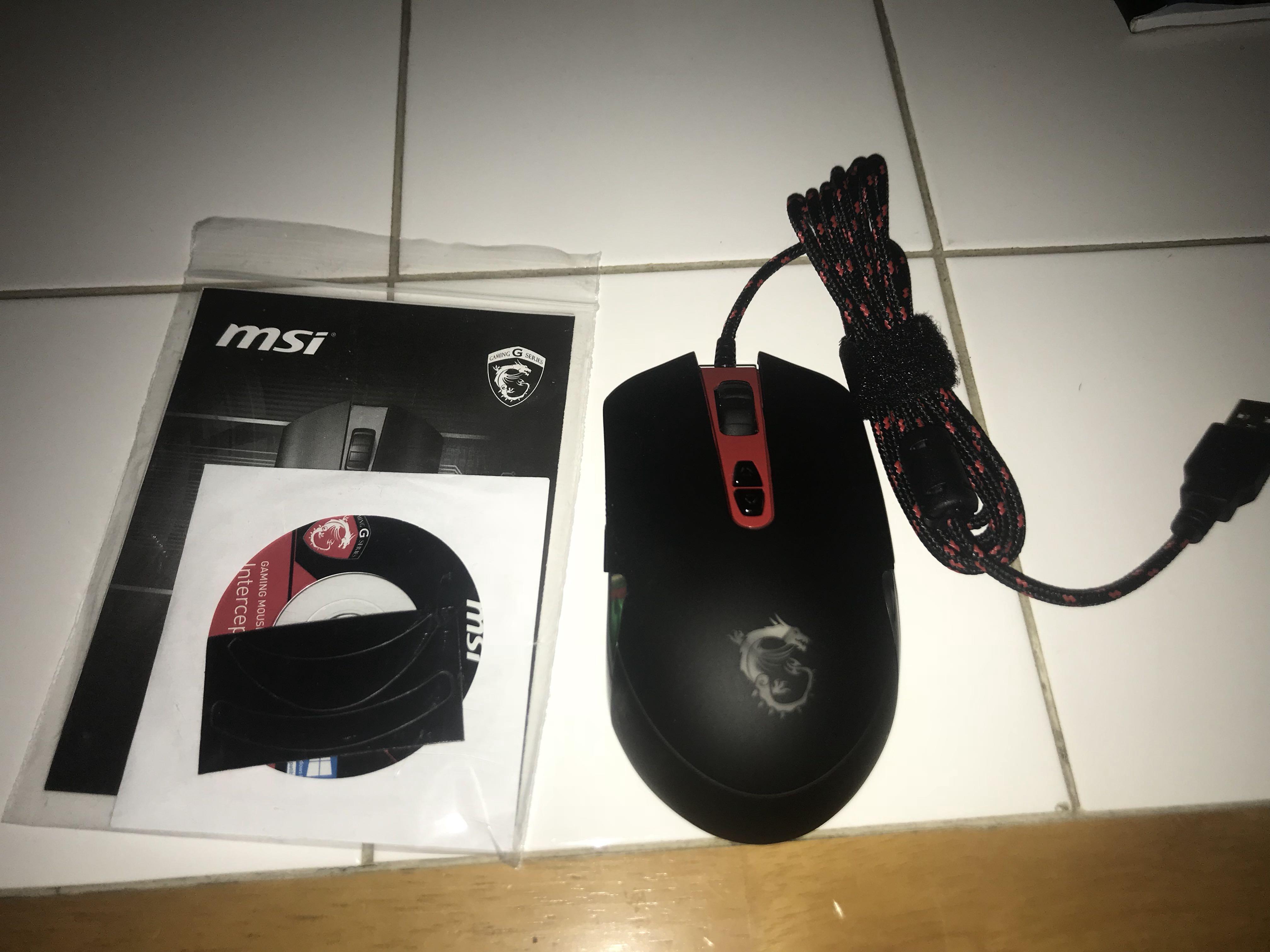 Interceptor DS100 Gaming Mouse by MSi, Computers & Tech, Parts ...