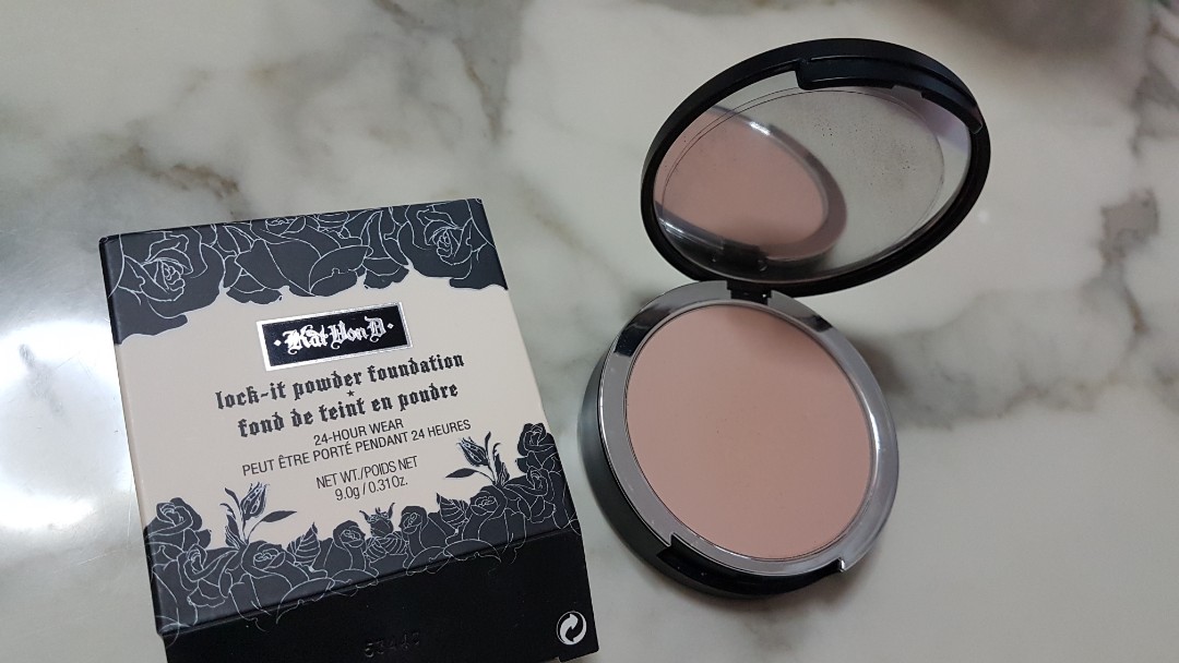 Kat Von D lock-it powder foundation, Beauty & Personal Care, Face ...