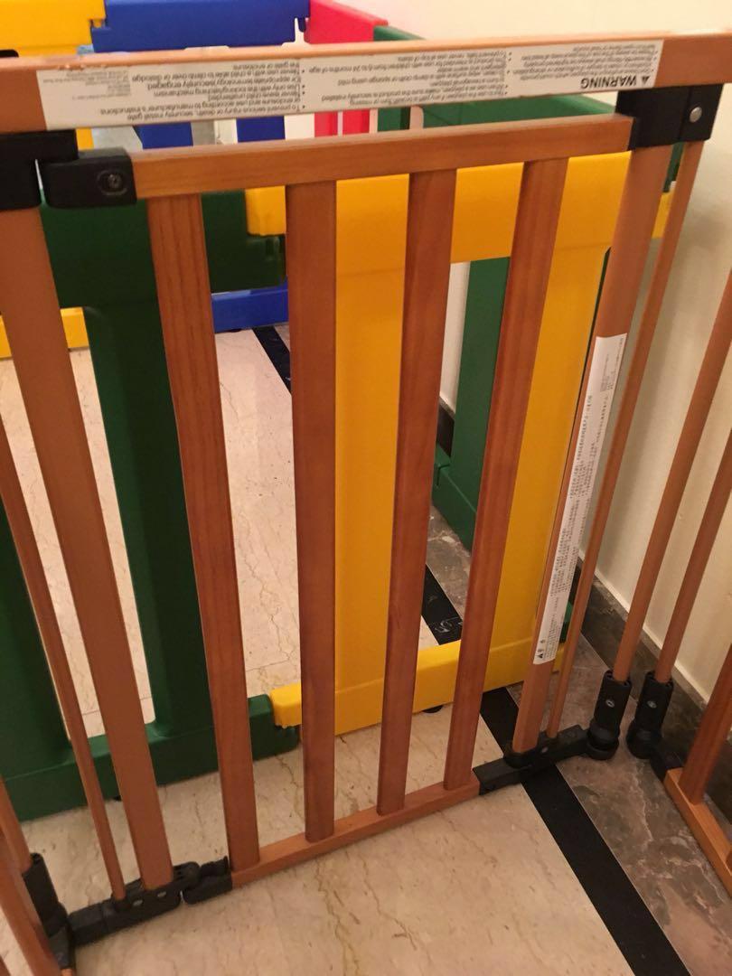 MAKE ME AN OFFER! Colourful Plastic & Solid Wood Baby Gates!, Babies ...
