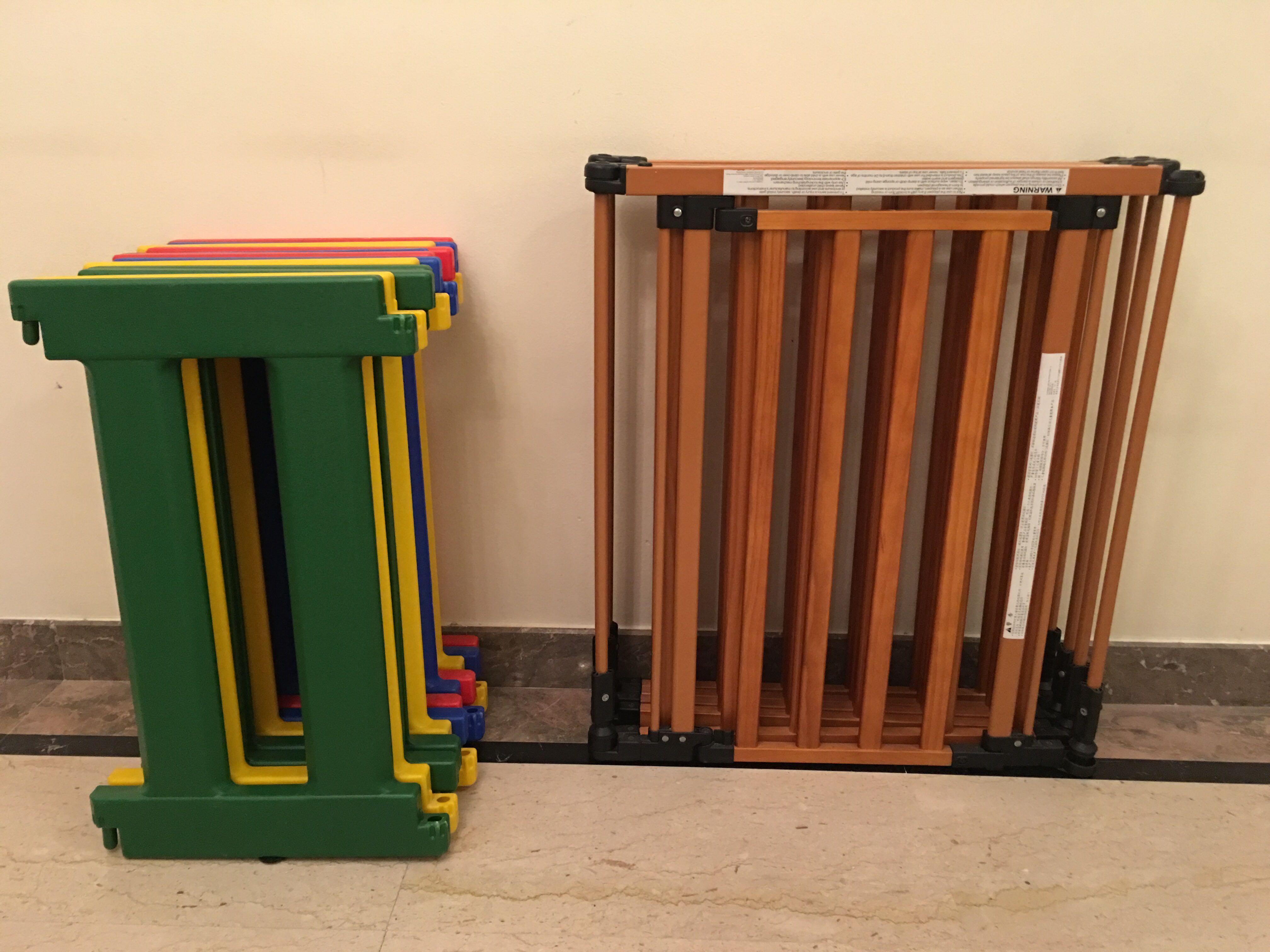 MAKE ME AN OFFER! Colourful Plastic & Solid Wood Baby Gates!, Babies ...