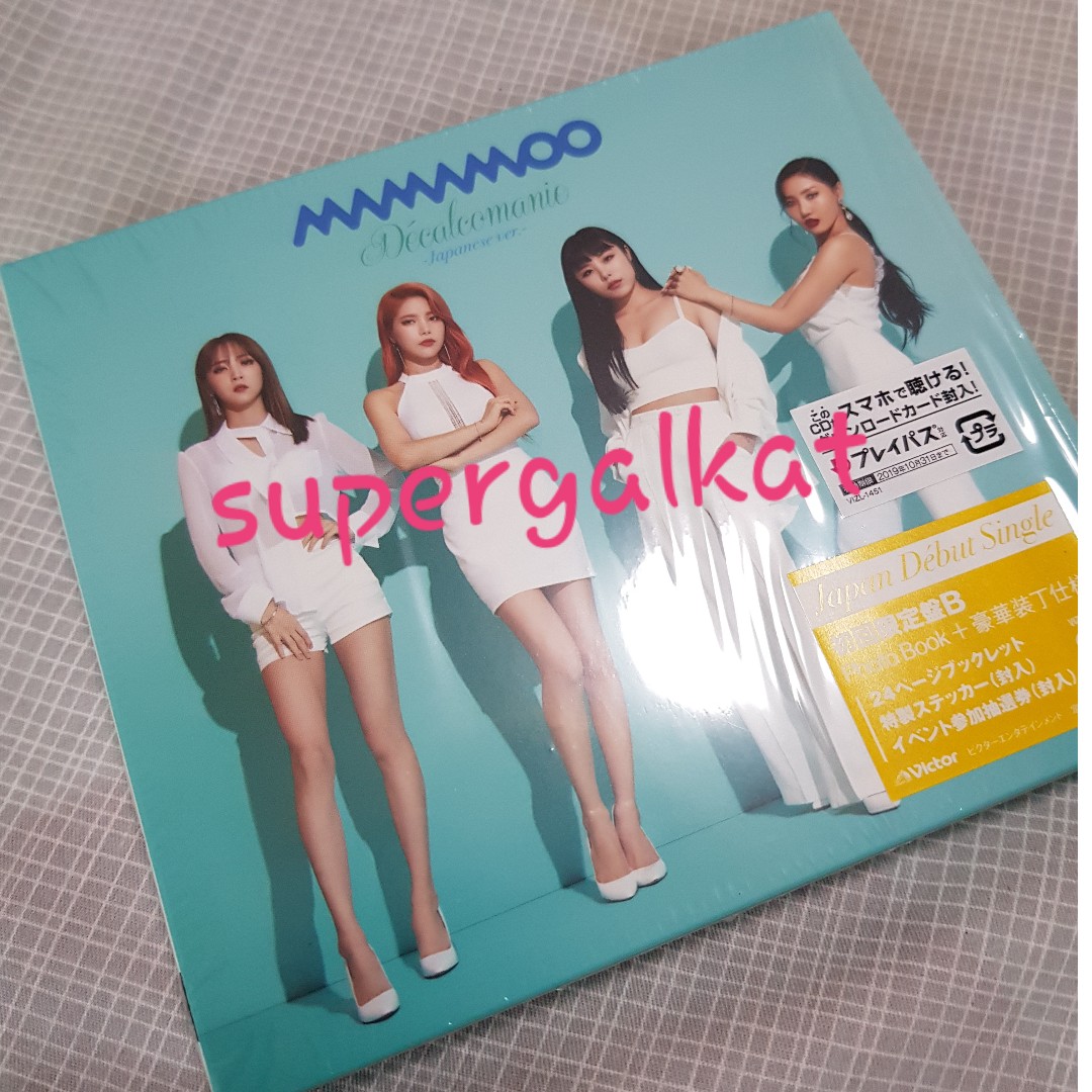 MAMAMOO Decalcomanie Japanese ver Limited Edition Type B CD + PHOTOBOOK ...