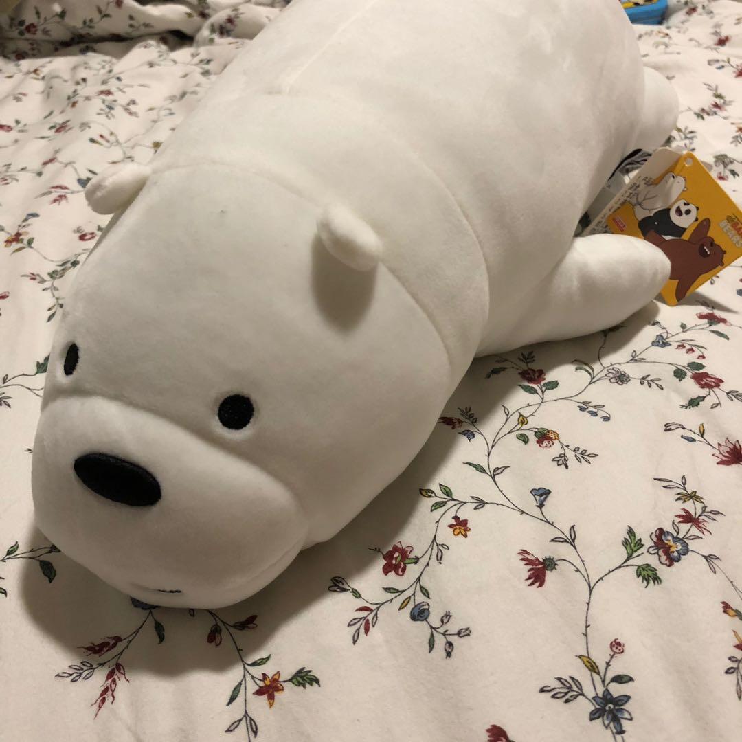 Miniso Bare Bears Ice Bear Stuffed Toy, Hobbies & Toys, Toys & Games on ...