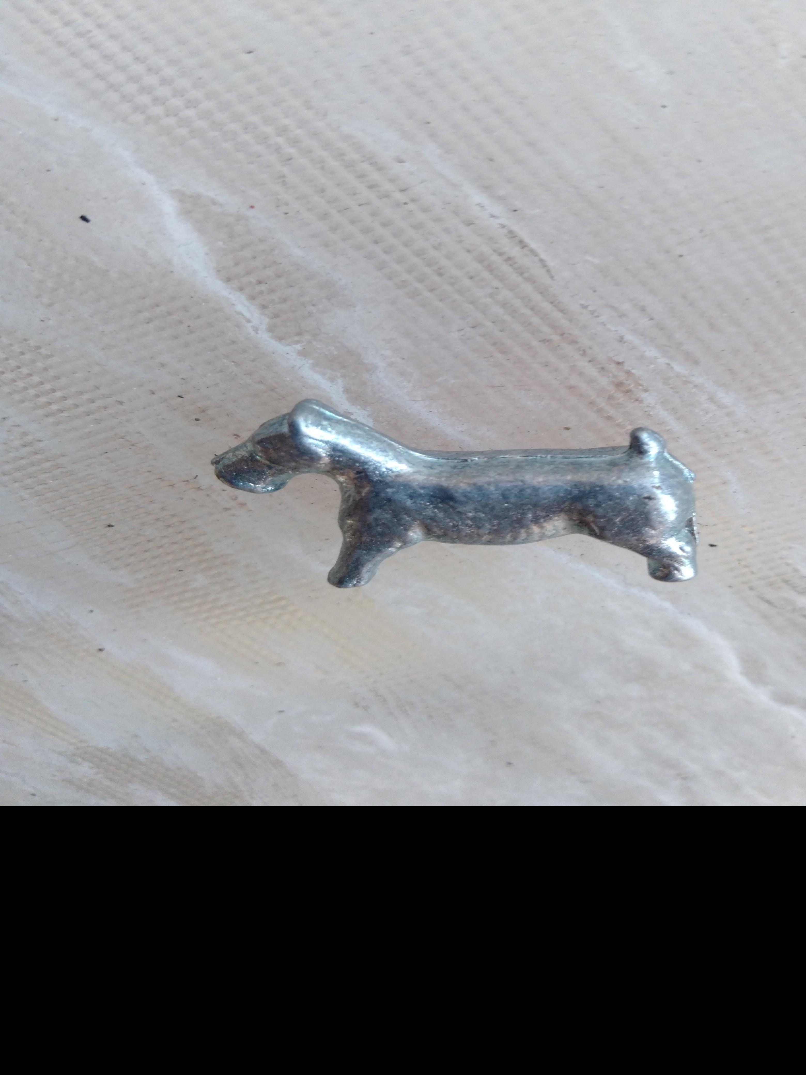 Monopoly token dog, Hobbies & Toys, Toys & Games on Carousell