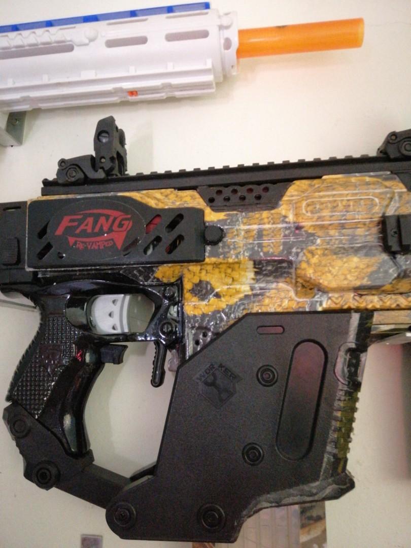 Nerf Stryfe + Kriss Vector Kit + Select fire Kit, Hobbies & Toys, Toys & Games on Carousell