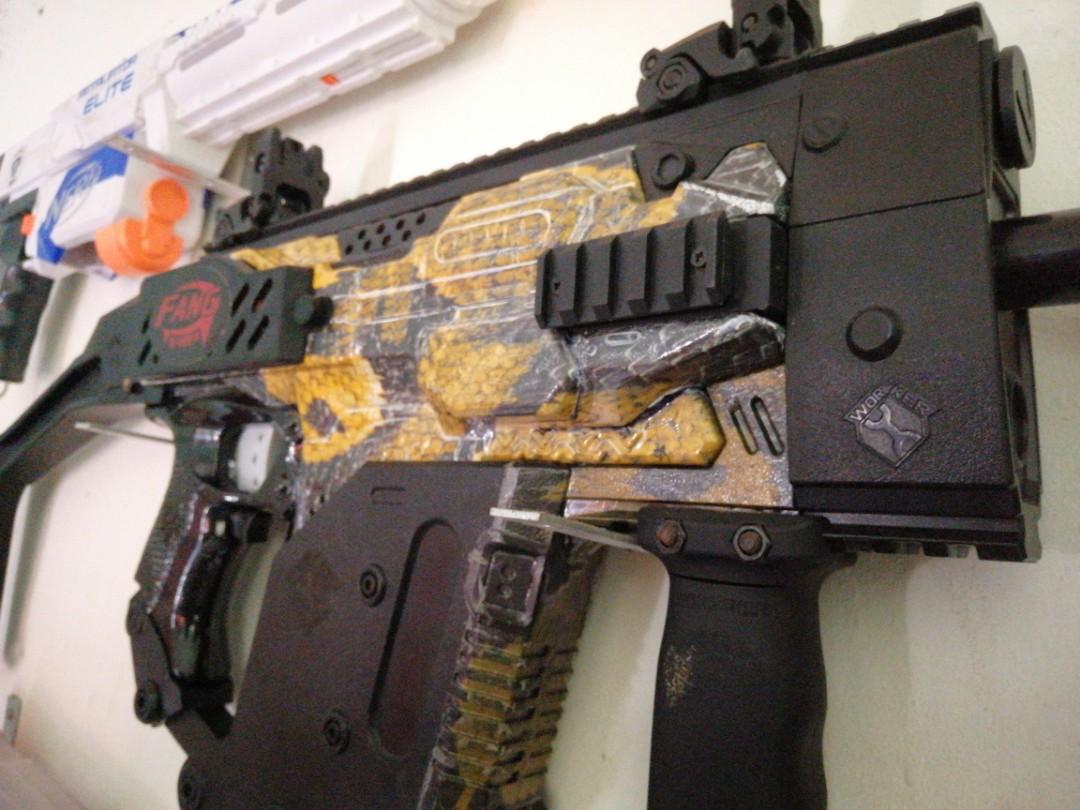 Nerf Stryfe + Kriss Vector Kit + Select fire Kit, Hobbies & Toys, Toys ...