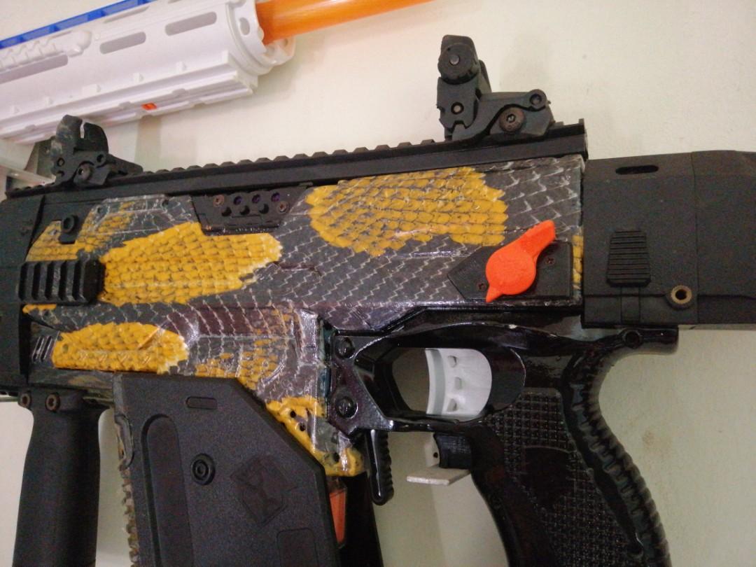 Nerf Stryfe + Kriss Vector Kit + Select fire Kit, Hobbies & Toys, Toys ...