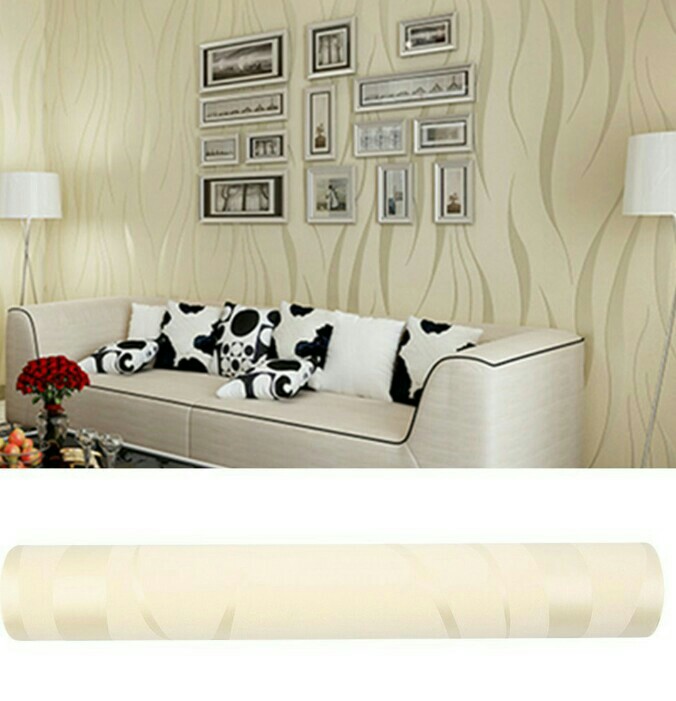7 rolls of Non woven paper based wallpaper (glue not included ...