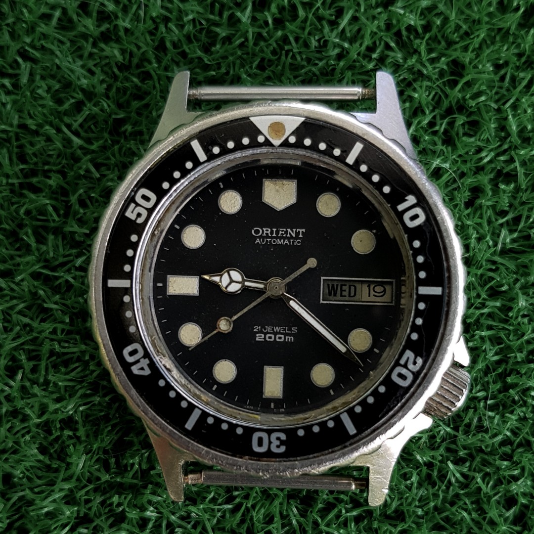 Orient Cal.469DG Chunky Diver, Men's Fashion, Watches & Accessories ...