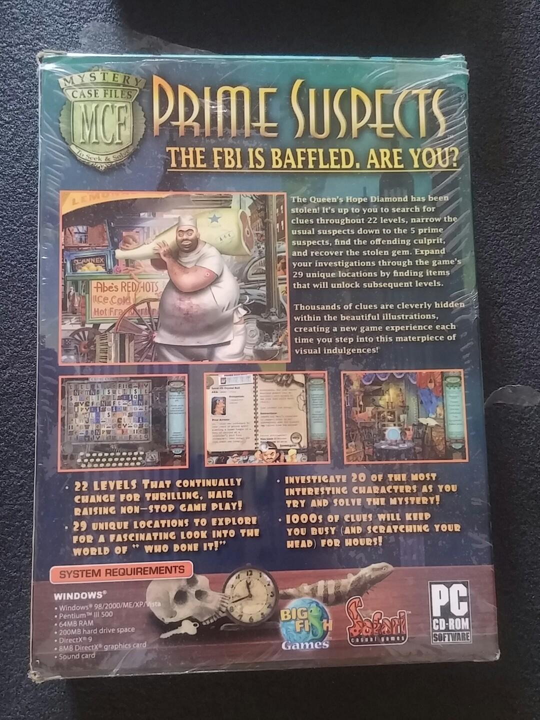 PC CD ROM Games : 4 Titles by Big Fish, Jolly Bear Gsmes, Hobbies ...