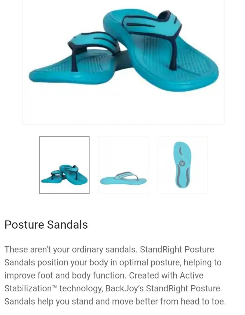 Posture Sandals (BackJoy), Men's Fashion, Footwear, Slippers & Slides ...