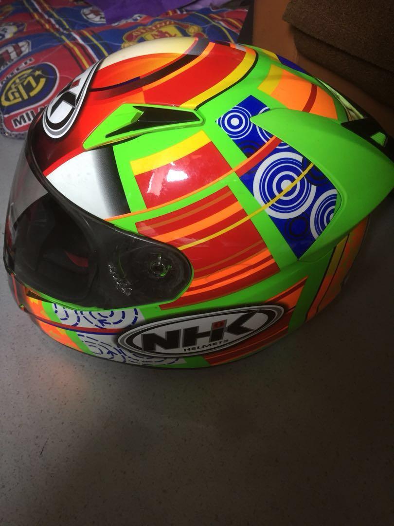 (TURUN HARGA) helm NHK fullface GP Tech, Motor di Carousell