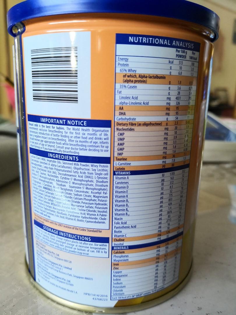 S26 Gold Milk powder (sample size), Babies & Kids, Nursing & Feeding ...
