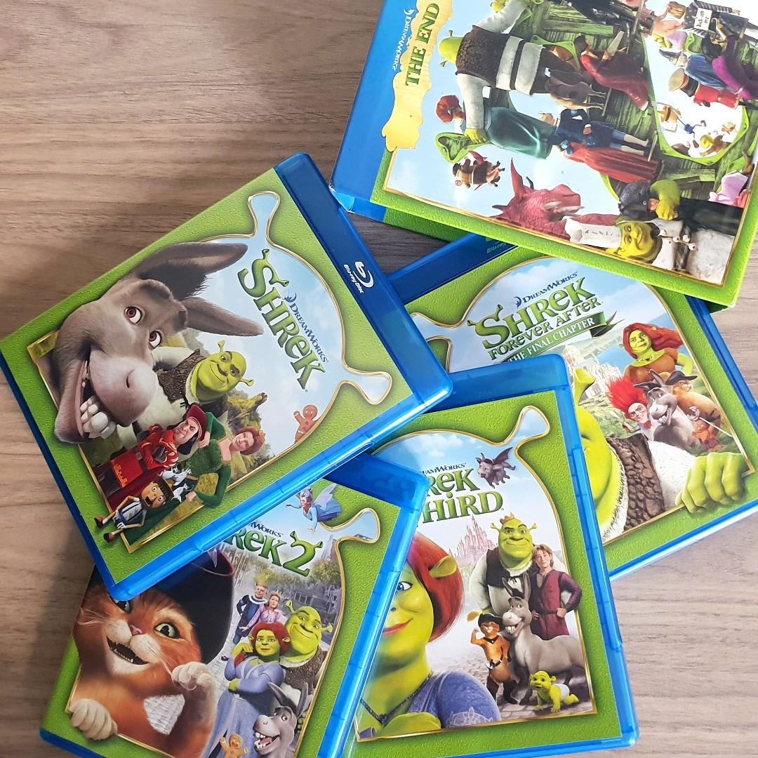 Shrek: The Whole Story Box Set (Bluray), Hobbies & Toys, Music & Media ...