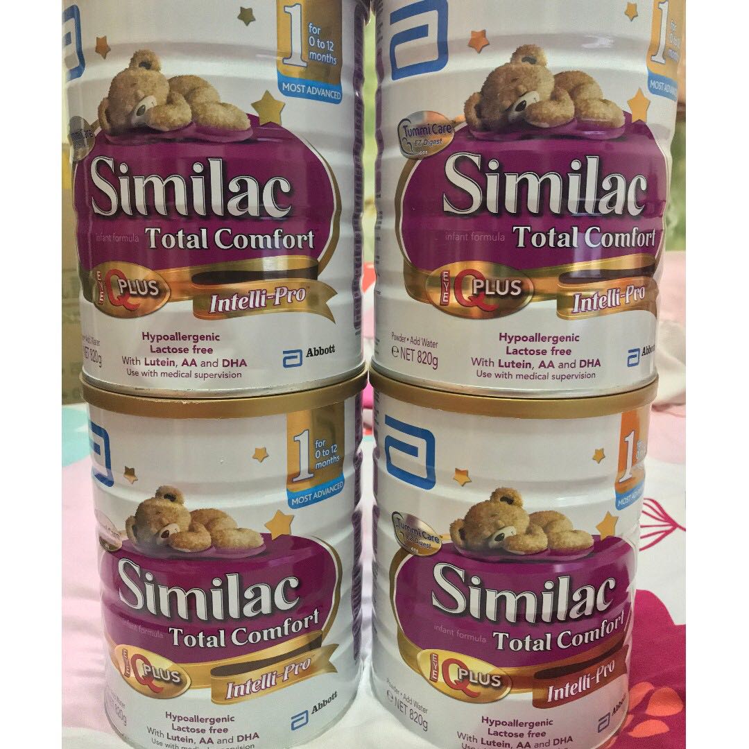 Similac Total Comfort Stage 1 (820g), Babies & Kids, Nursing & Feeding ...