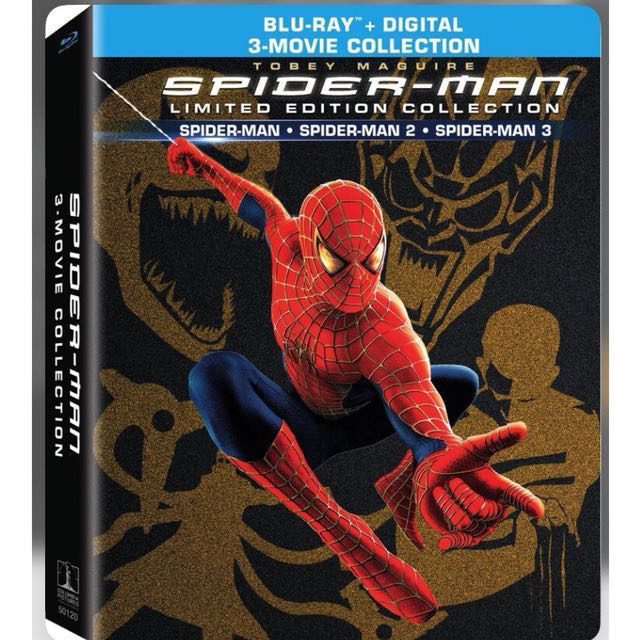 Spider-Man Trilogy Collection (Target Exclusive blu-ray, Brand New ...