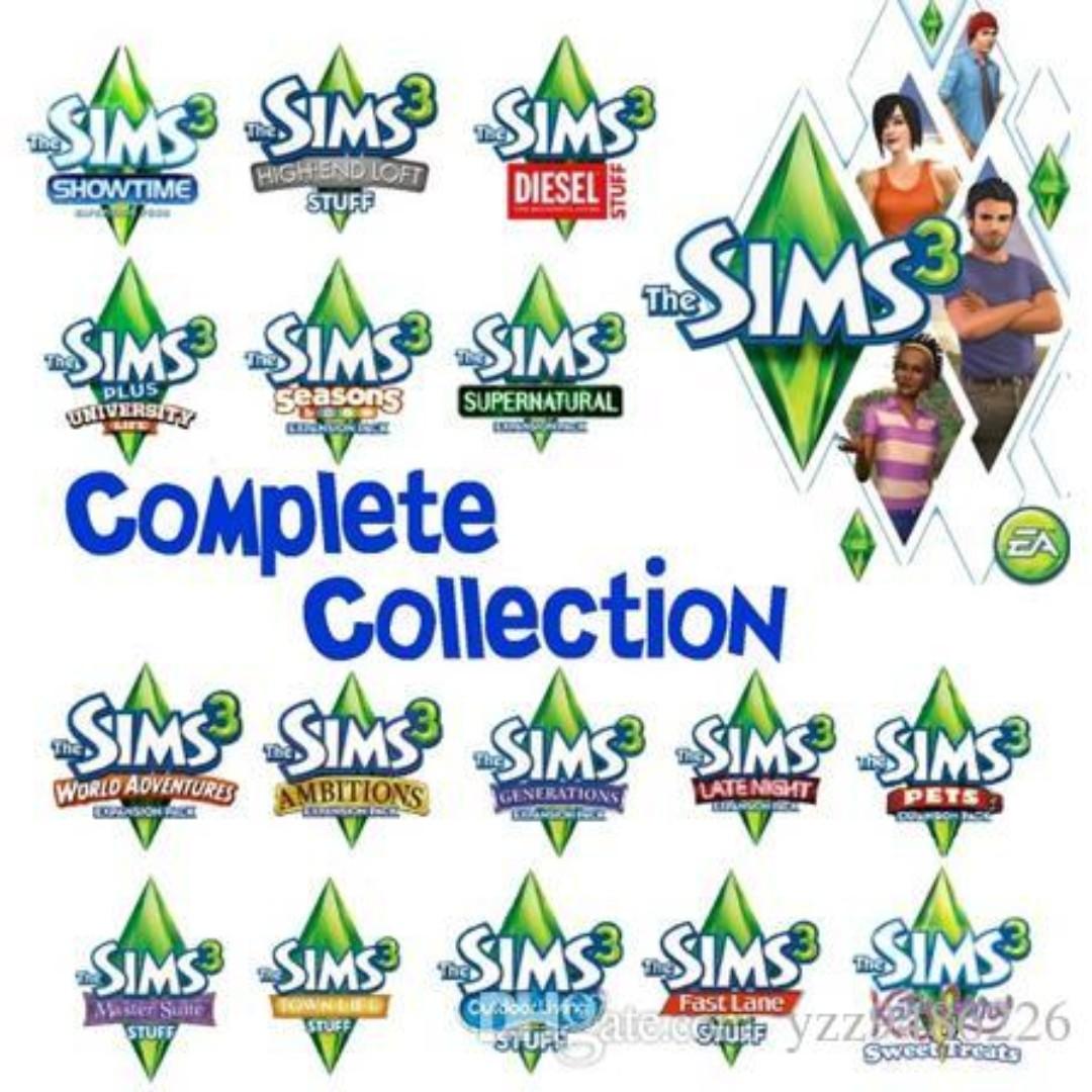 The Sims 3 Complete Collection, Video Gaming, Video Games, PlayStation ...