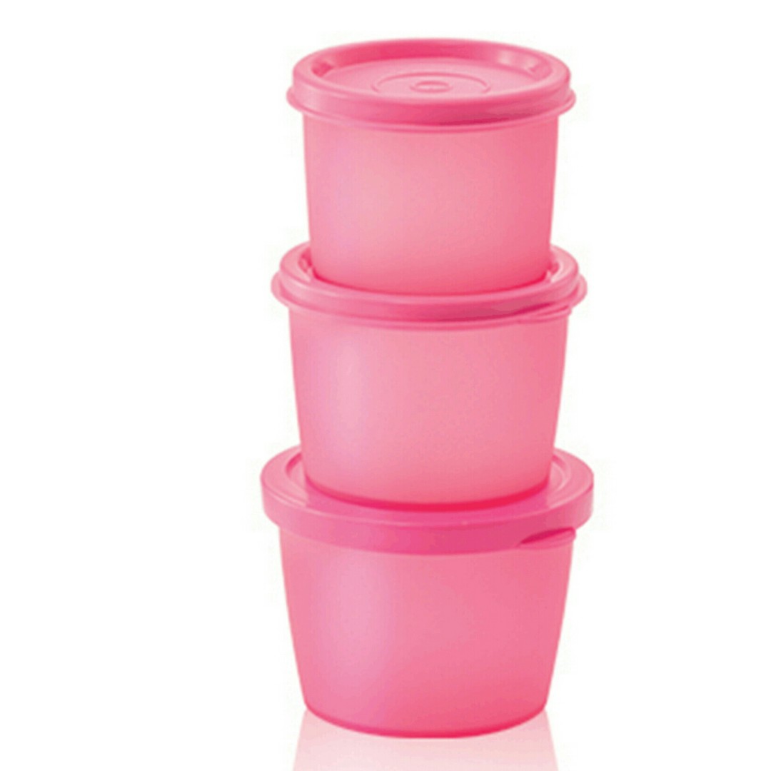 Tupperware Kit Cup Set - Pink, Furniture & Home Living, Kitchenware ...