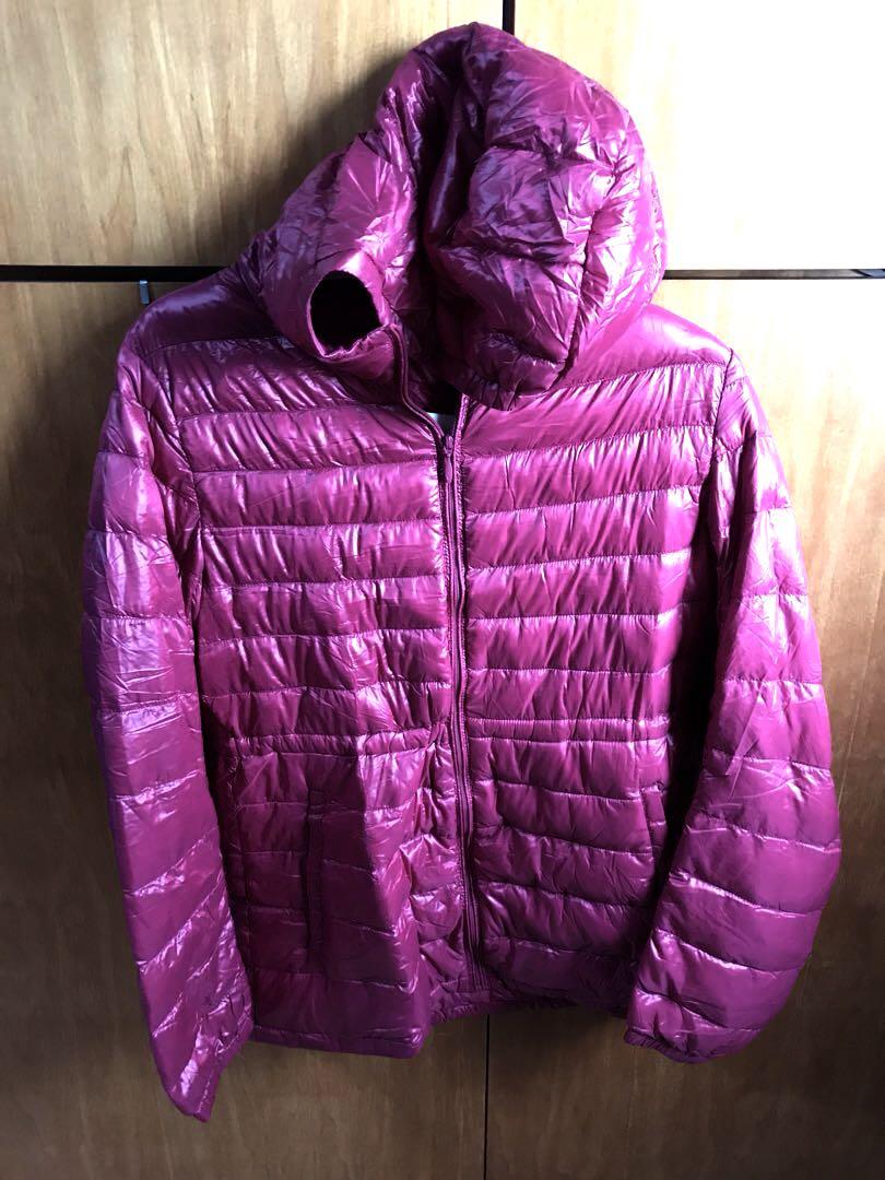 Uniqlo Down Jacket red colour, Women's Fashion, Coats, Jackets and ...
