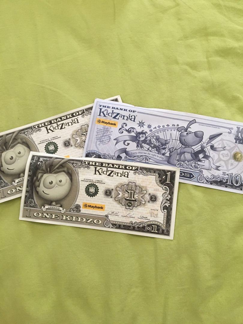 $12 Kidzania money!, Hobbies & Toys, Memorabilia & Collectibles ...